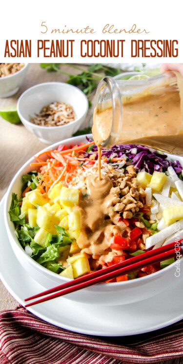 Asian Peanut Coconut Dressing