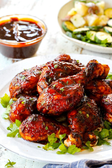 BBQ Grilled Chicken with Homemade BBQ Sauce - Carlsbad Cravings