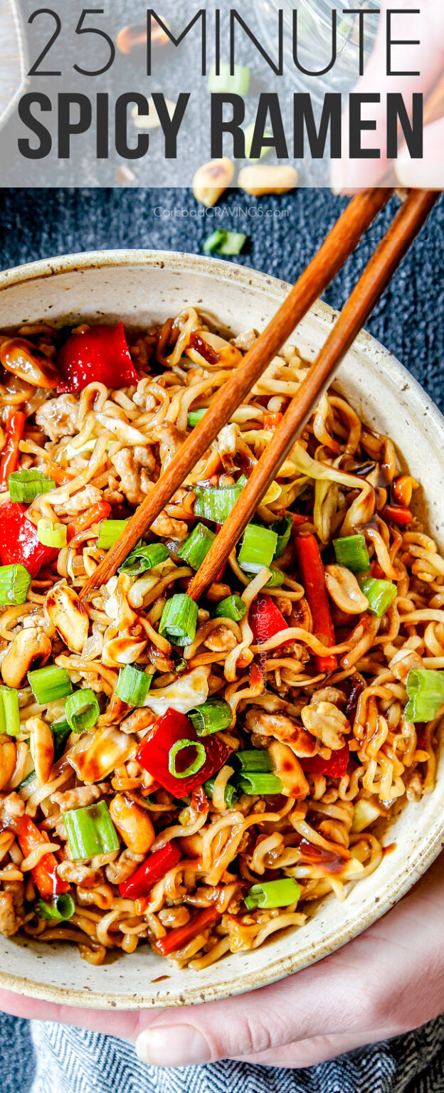 Spicy Ramen Noodles - Carlsbad Cravings
