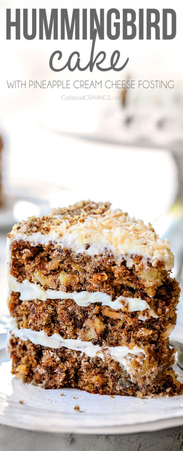 Best Hummingbird Cake Recipe - Carlsbad Cravings