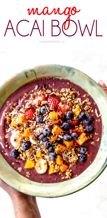 Homemade Acai Bowl - Carlsbad Cravings
