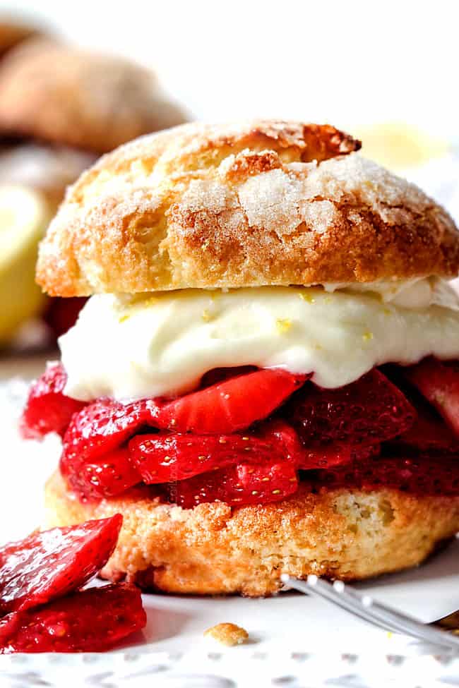 Strawberry Shortcakes + VIDEO (MAKE AHEAD & FREEZER INSTRUCTIONS)