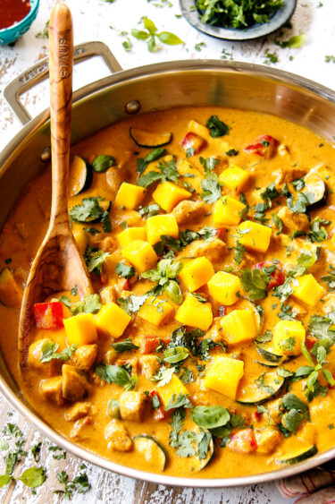 Mango Chicken Curry (how to customize, make ahead, freeze)