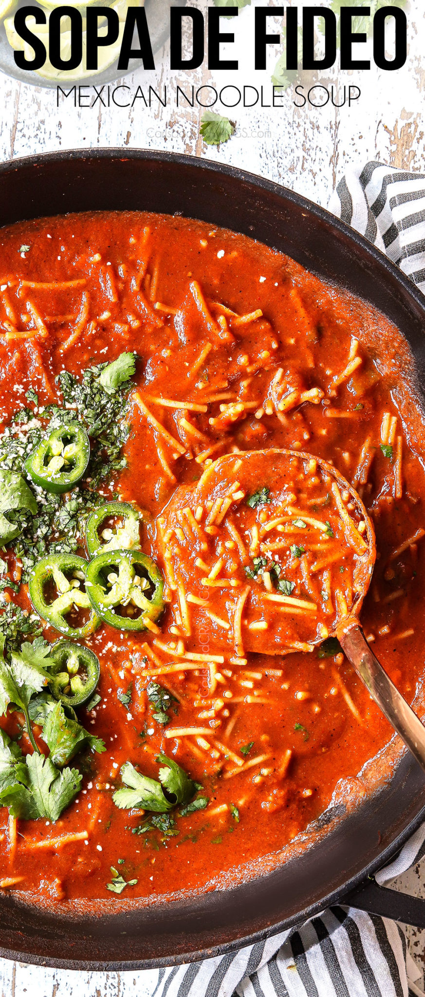 Sopa de Fideo (30 Minute Mexican Noodle Soup) + How to Freeze