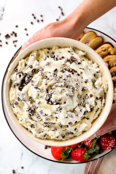 Easy Cannoli Dip + VIDEO (the CREAMEIST!) - Carlsbad Cravings