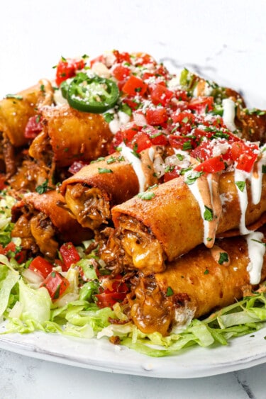 Beef and Cheese Taquitos - Carlsbad Cravings