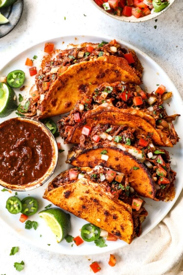 Chicken Birria Tacos with VIDEO! (Step by Step Photos)