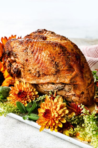 Roast Turkey Breast with HERB BUTTER (Step-by-Step Photos + Video)