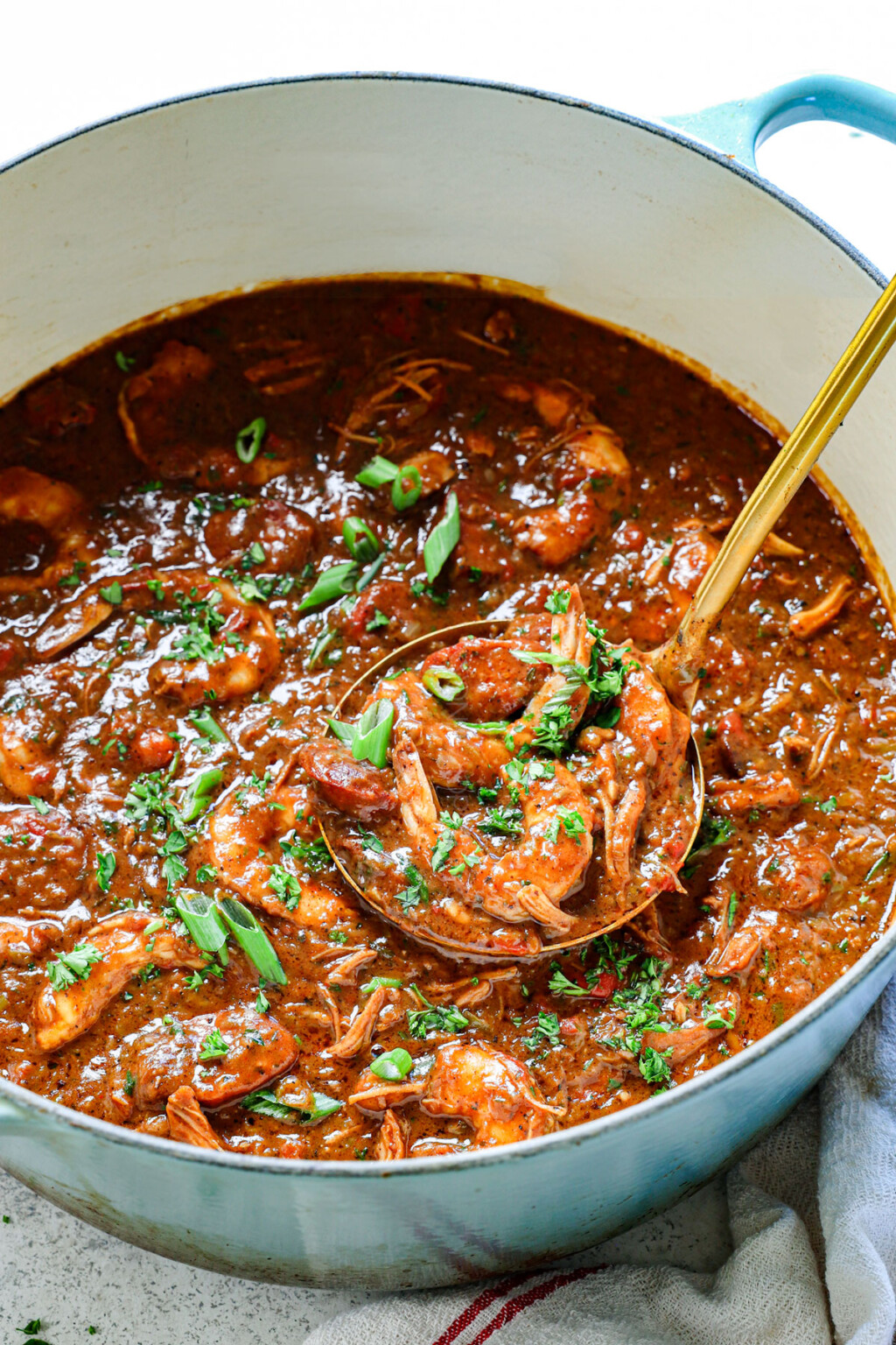 Chicken and Sausage Gumbo Recipe - Carlsbad Cravings