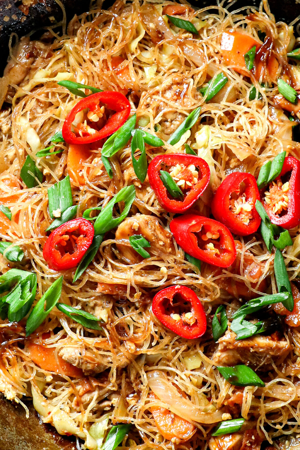 Pad Woon Sen (Thai Glass Noodle Stir Fry) - Carlsbad Cravings