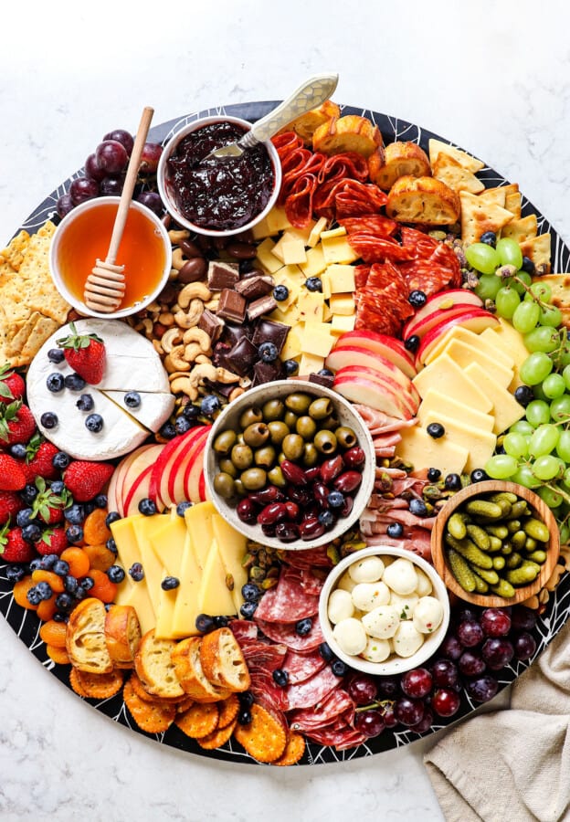 EASY Garlic Herb Cheese Log (step by step photos!)