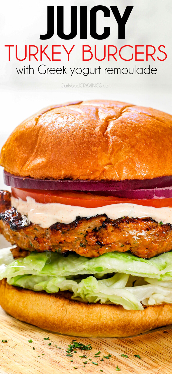 Homemade Turkey Burgers - Carlsbad Cravings