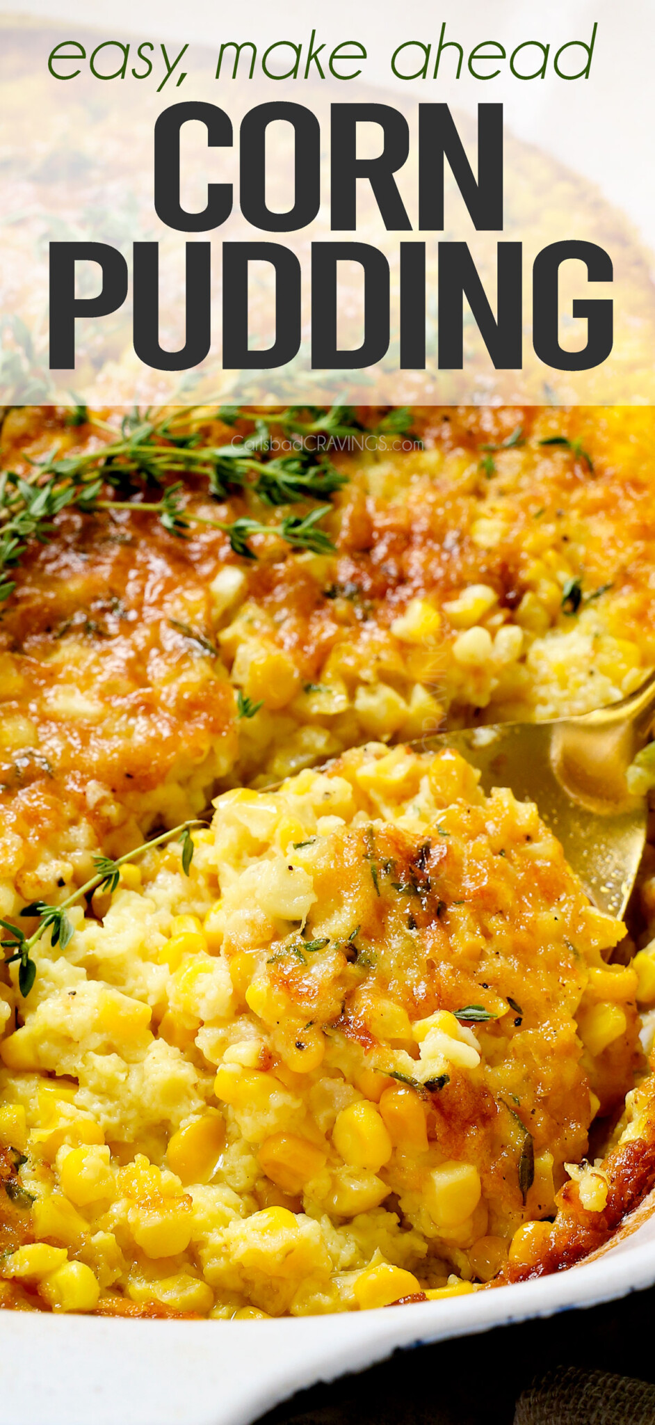 Recipe For Corn Pudding - Carlsbad Cravings