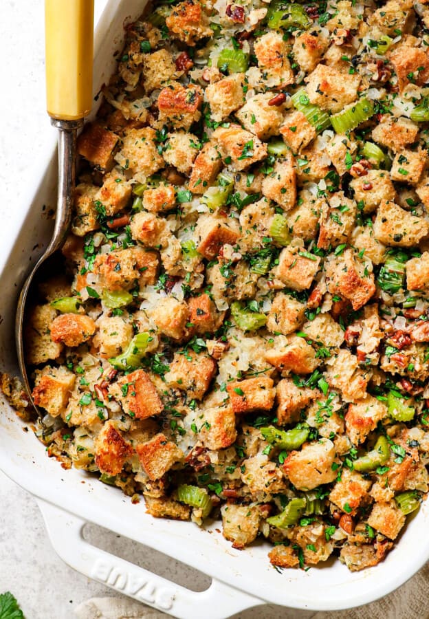 BEST EVER Thanksgiving Cornbread Sausage Stuffing