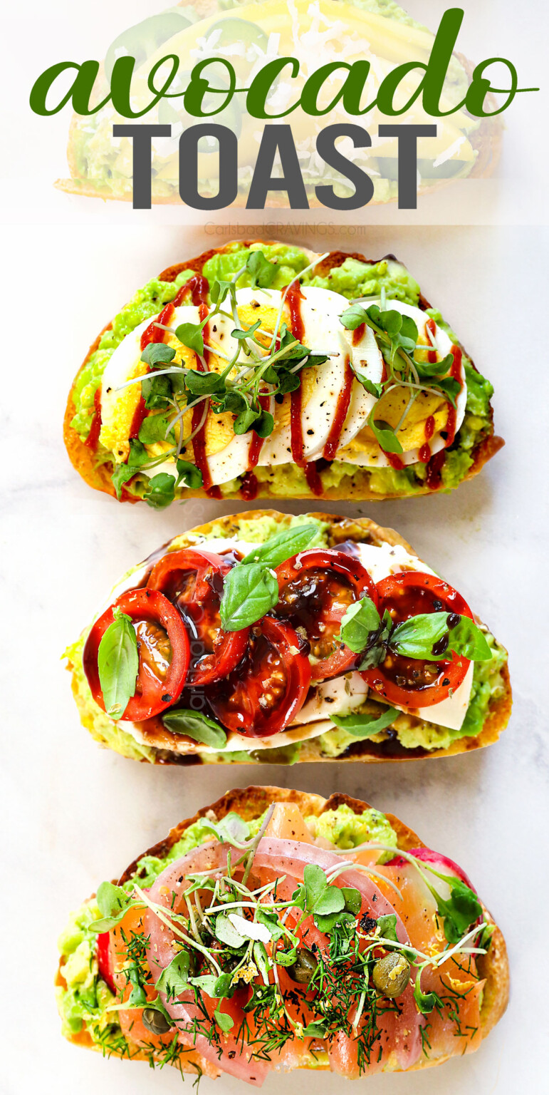 BEST Avocado Toast Recipe - Carlsbad Cravings
