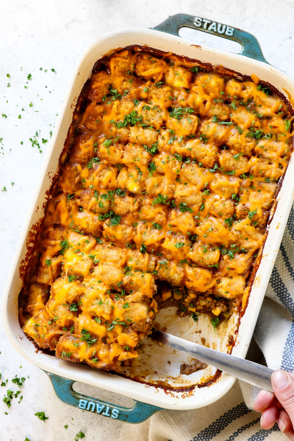 Best Tater Tot Casserole - Carlsbad Cravings