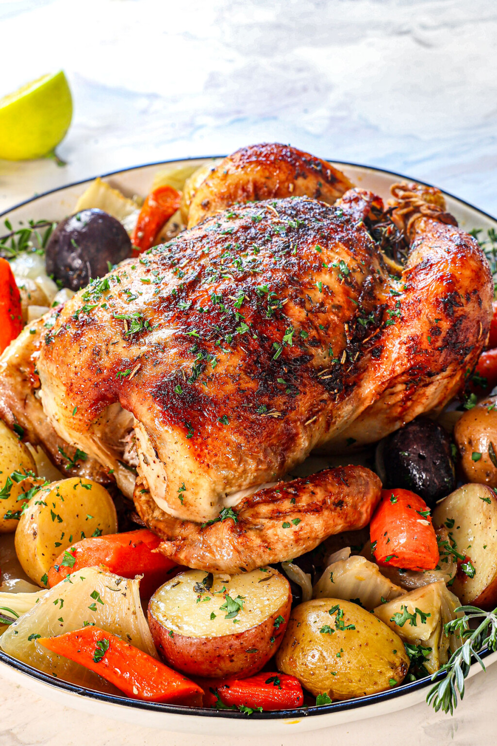 Roasted Whole Chicken - Carlsbad Cravings