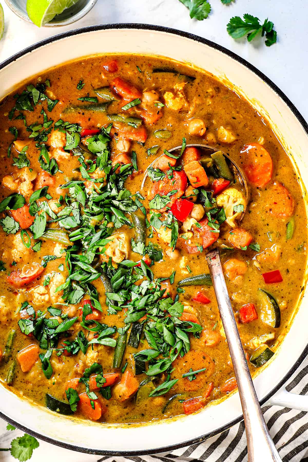 Creamy Vegan Vegetable Soup - Carlsbad Cravings
