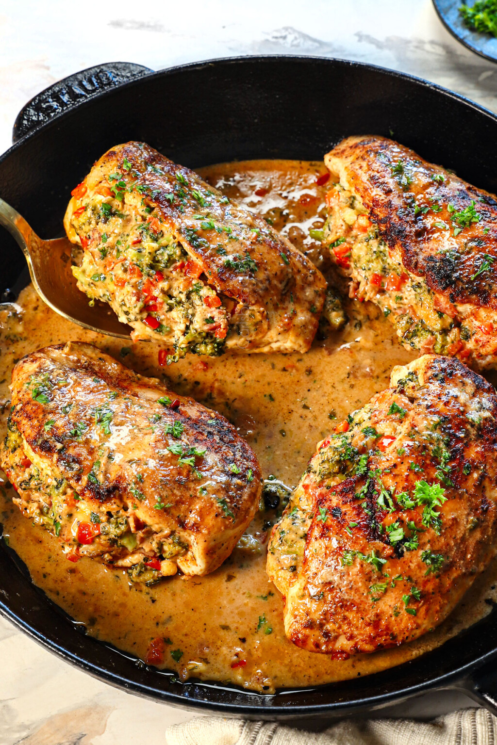 Baked Stuffed Chicken Breast - Carlsbad Cravings