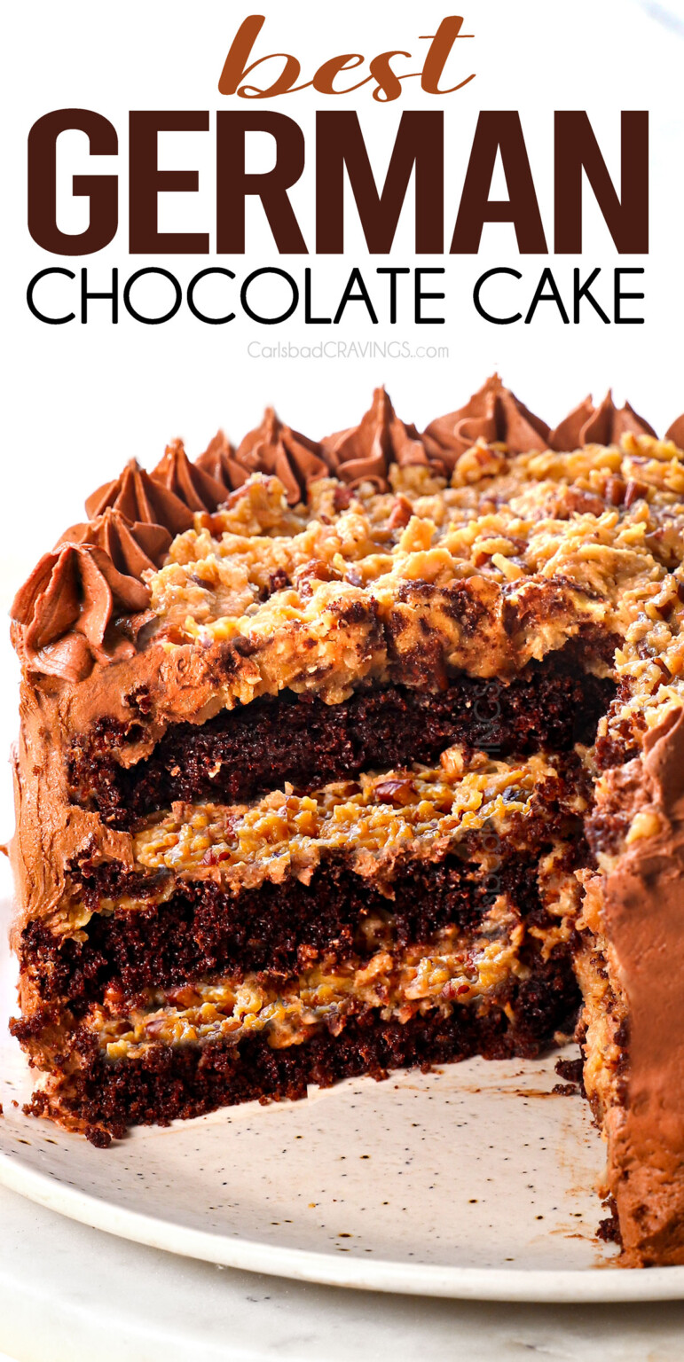 Best Recipe for German Chocolate Cake - Carlsbad Cravings