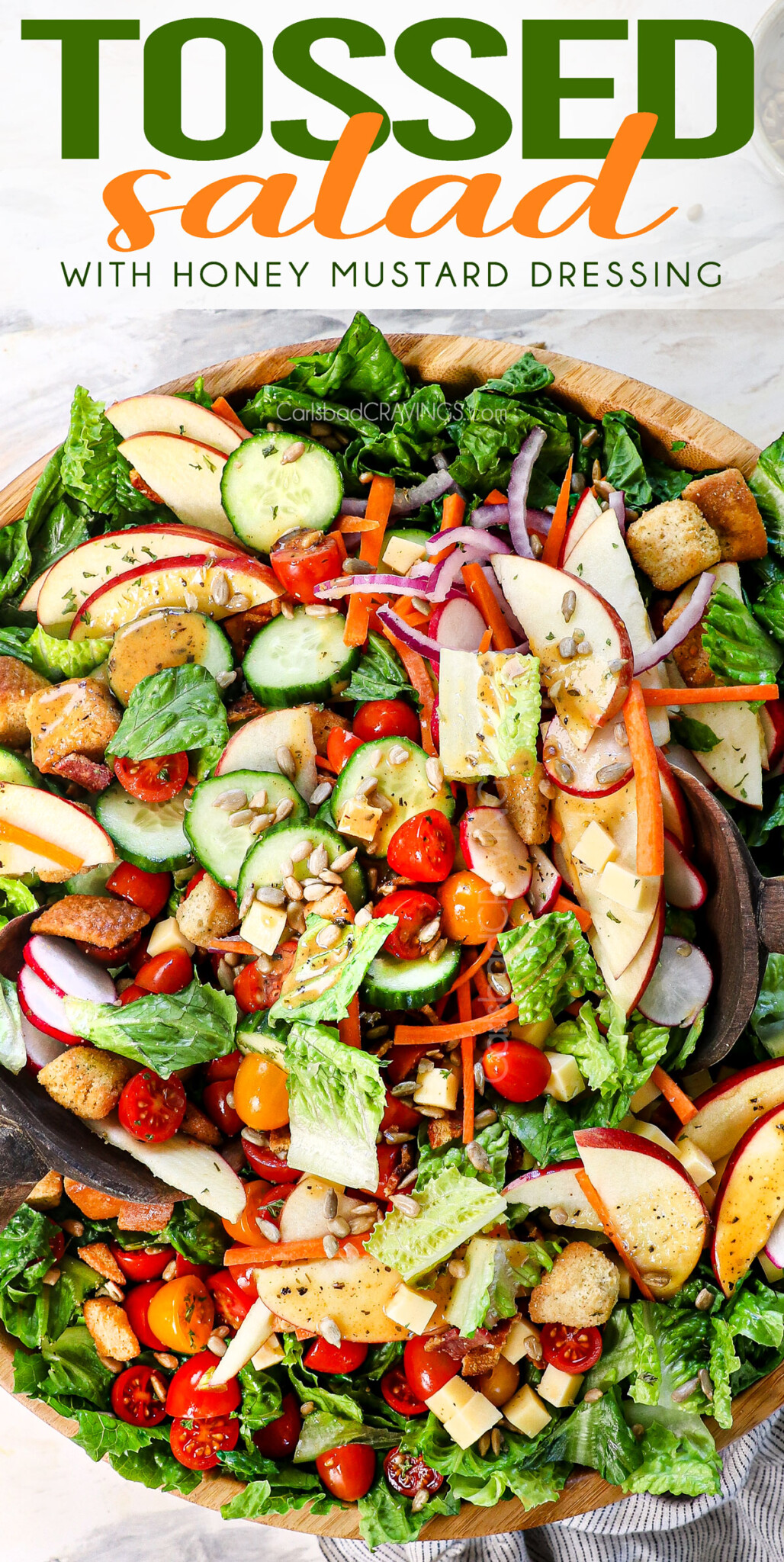 Tossed Salad Recipe-Carlsbad Cravings