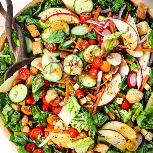 Tossed Salad Recipe-Carlsbad Cravings