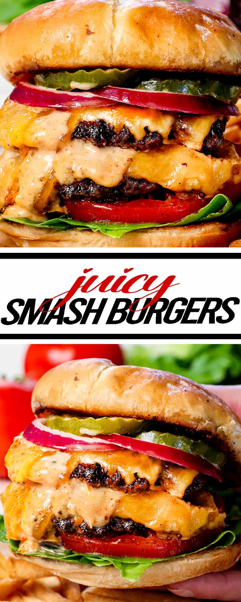 Homemade Smash Burgers Recipe - Carlsbad Cravings