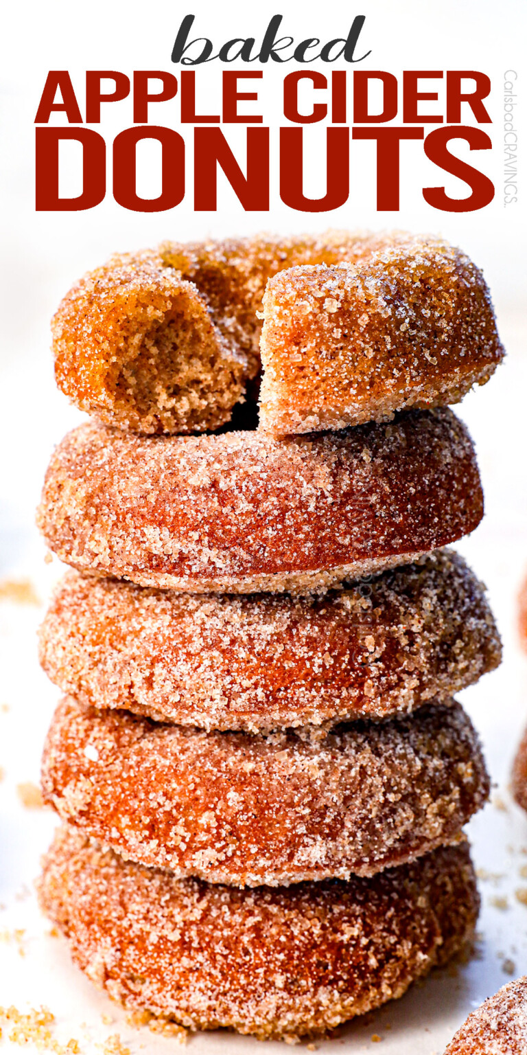 Baked Apple Cider Donuts - Carlsbad Cravings