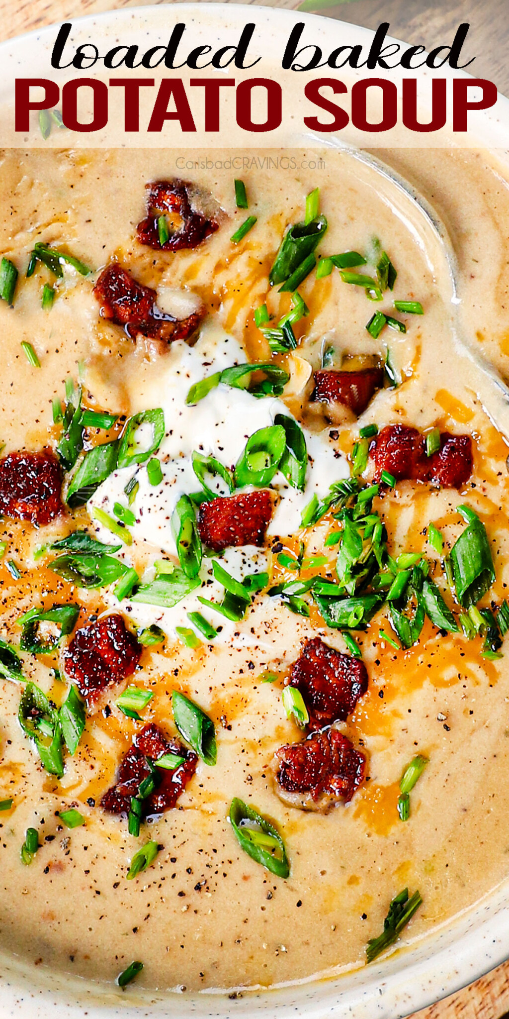 Baked Potato Soup Recipe - Carlsbad Cravings