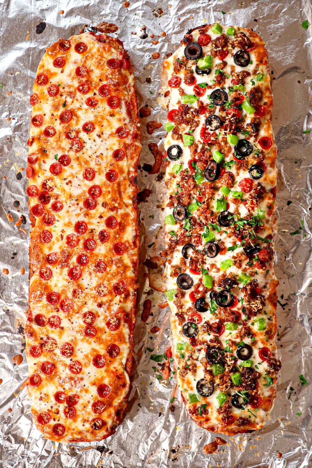 Homemade French Bread Pizza Recipe - Carlsbad Cravings