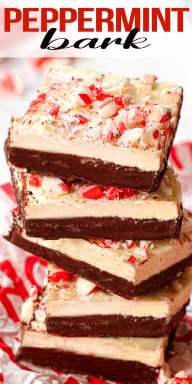Homemade Peppermint Bark - Carlsbad Cravings