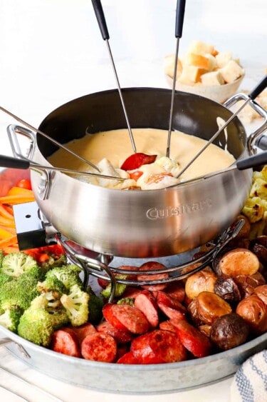 Fondue Recipe - Carlsbad Cravings