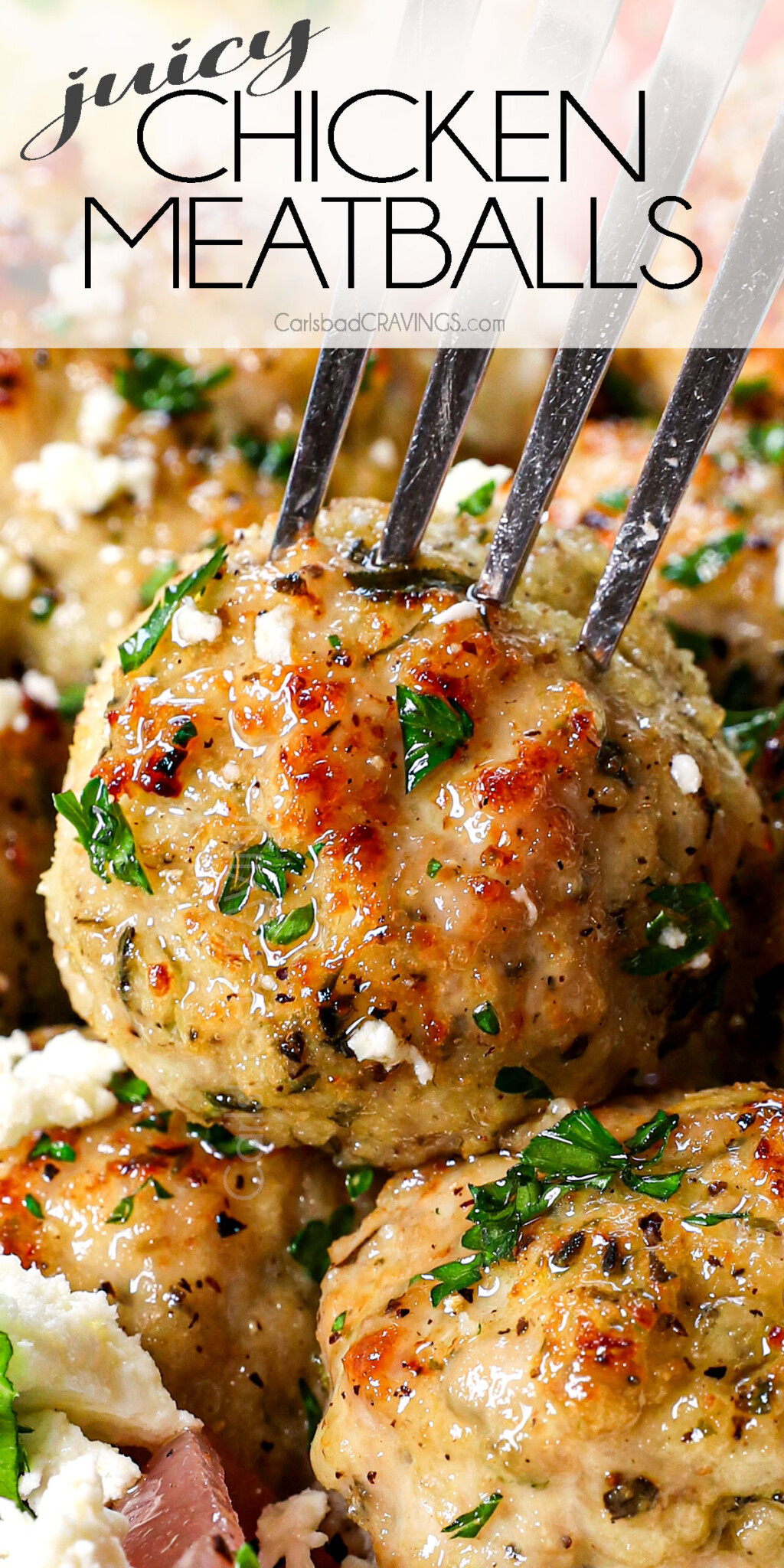Chicken Meatball Recipe - Carlsbad Cravings