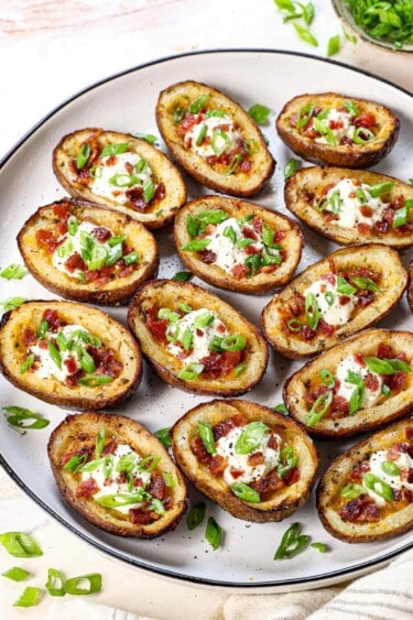 Potato Skins Recipe - Carlsbad Cravings
