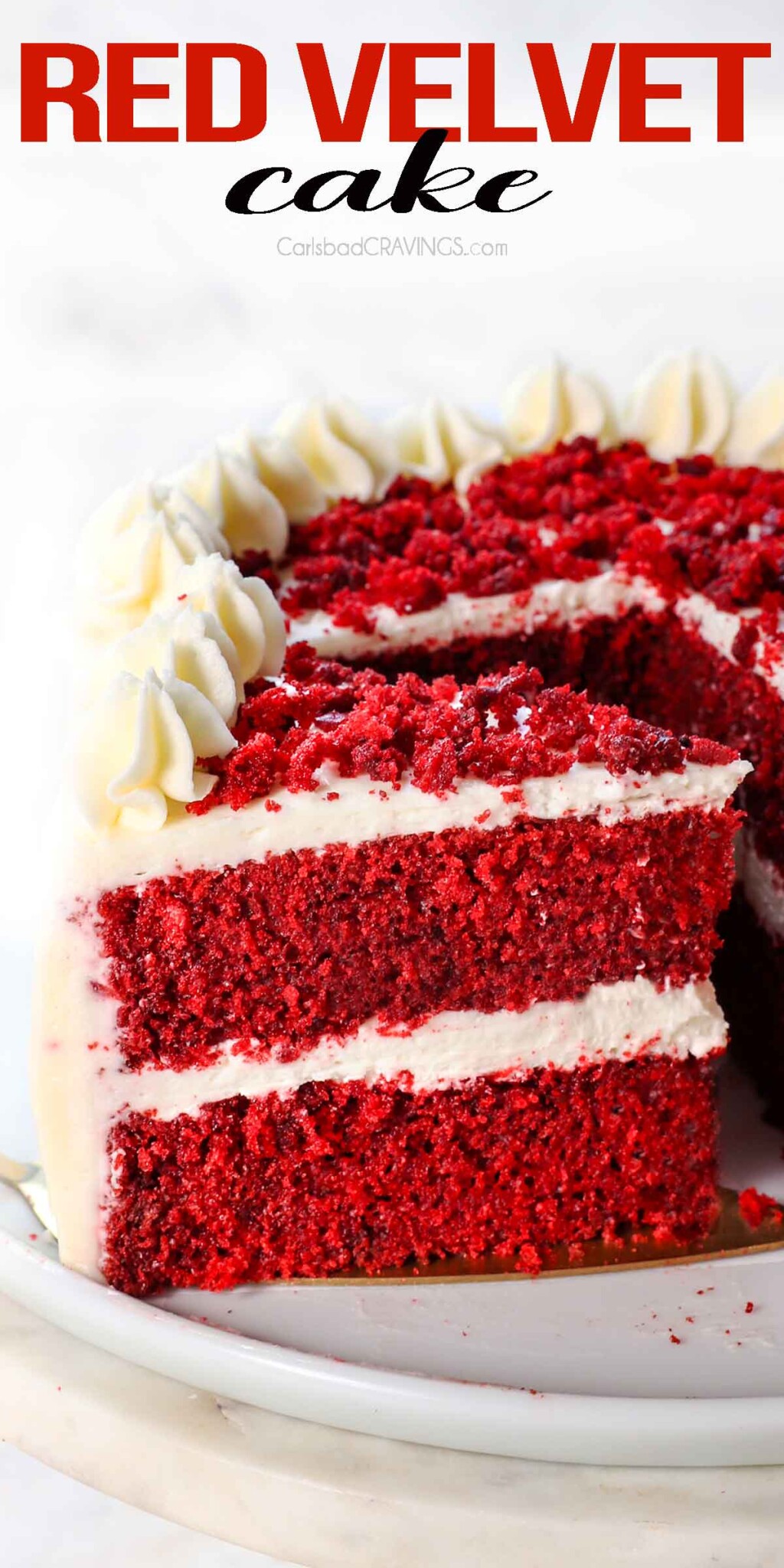 Red Velvet Cake Recipe - Carlsbad Cravings