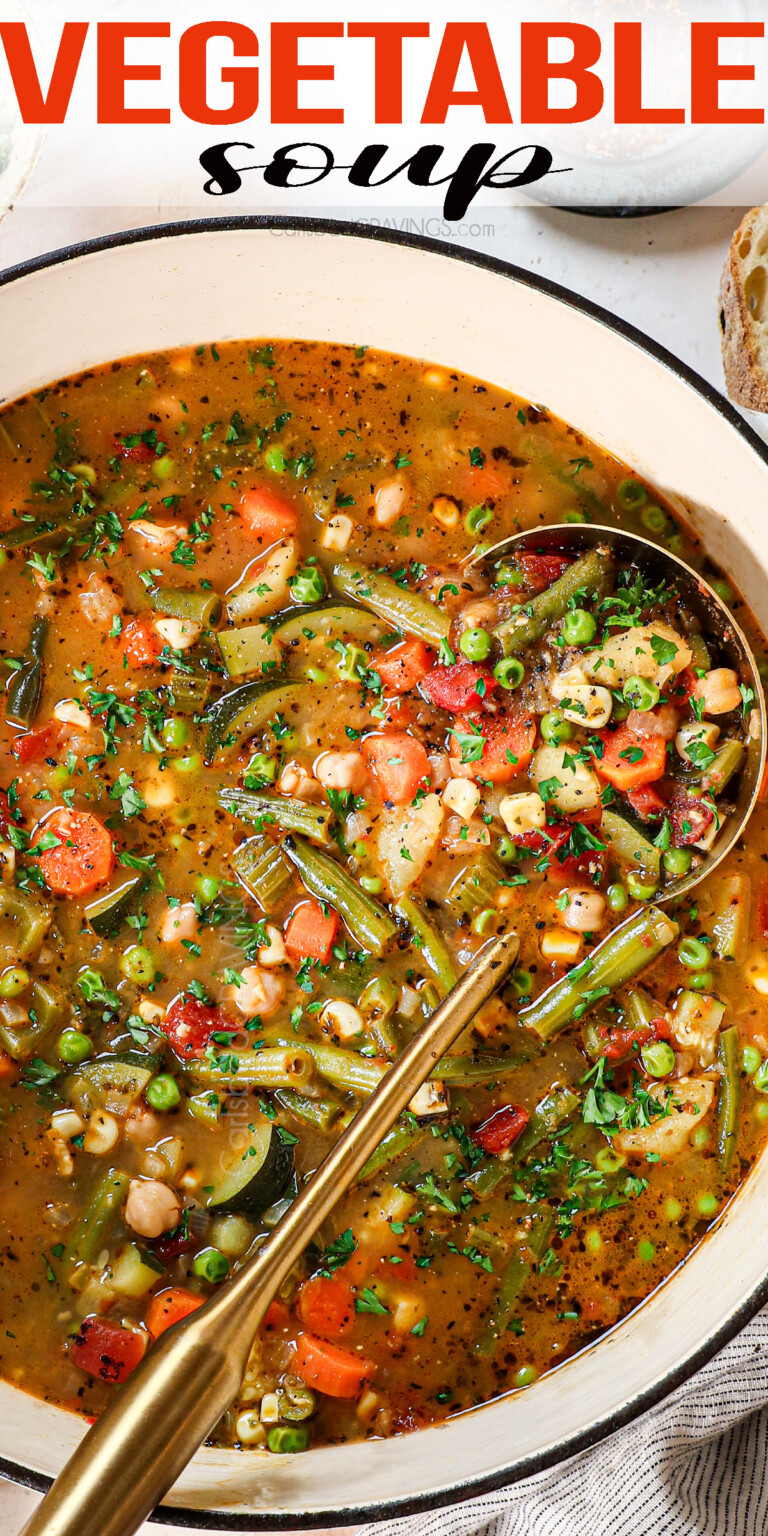 Vegetable Soup Recipe - Carlsbad Cravings
