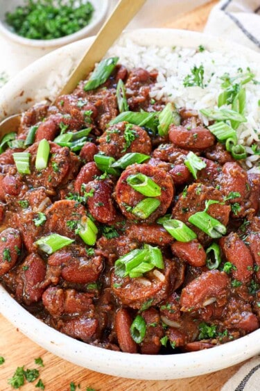 Cajun Red Beans and Rice Recipe-Carlsbad Cravings