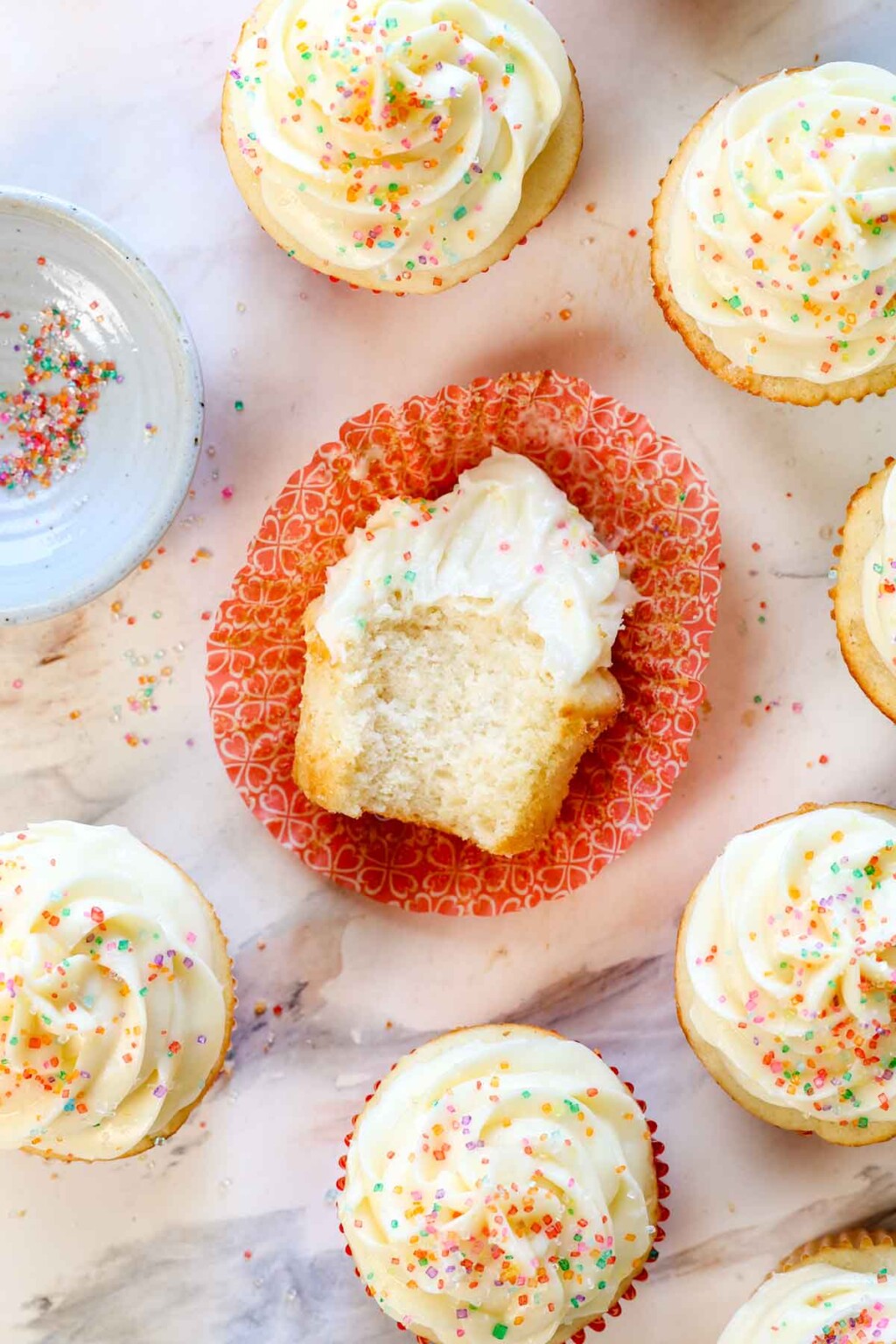 Best Moist Vanilla Cupcake Recipe - Carlsbad Cravings